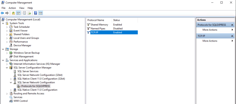 SQL server remote port 1433 - Why is it not listening?
