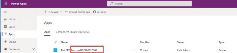 How to Recover a Deleted App in Microsoft Power Apps
